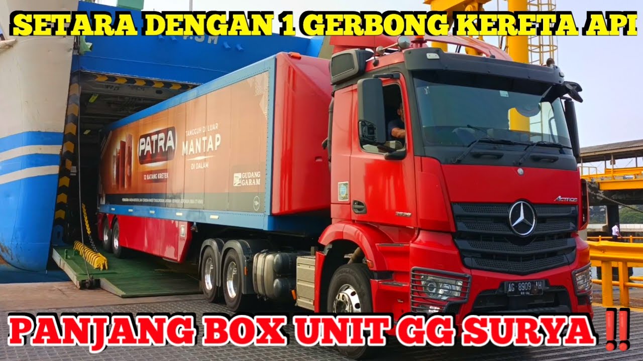 SETARA DENGAN KERETA API ‼️ PANJANG BOX DARI UNIT GG SURYA - YouTube