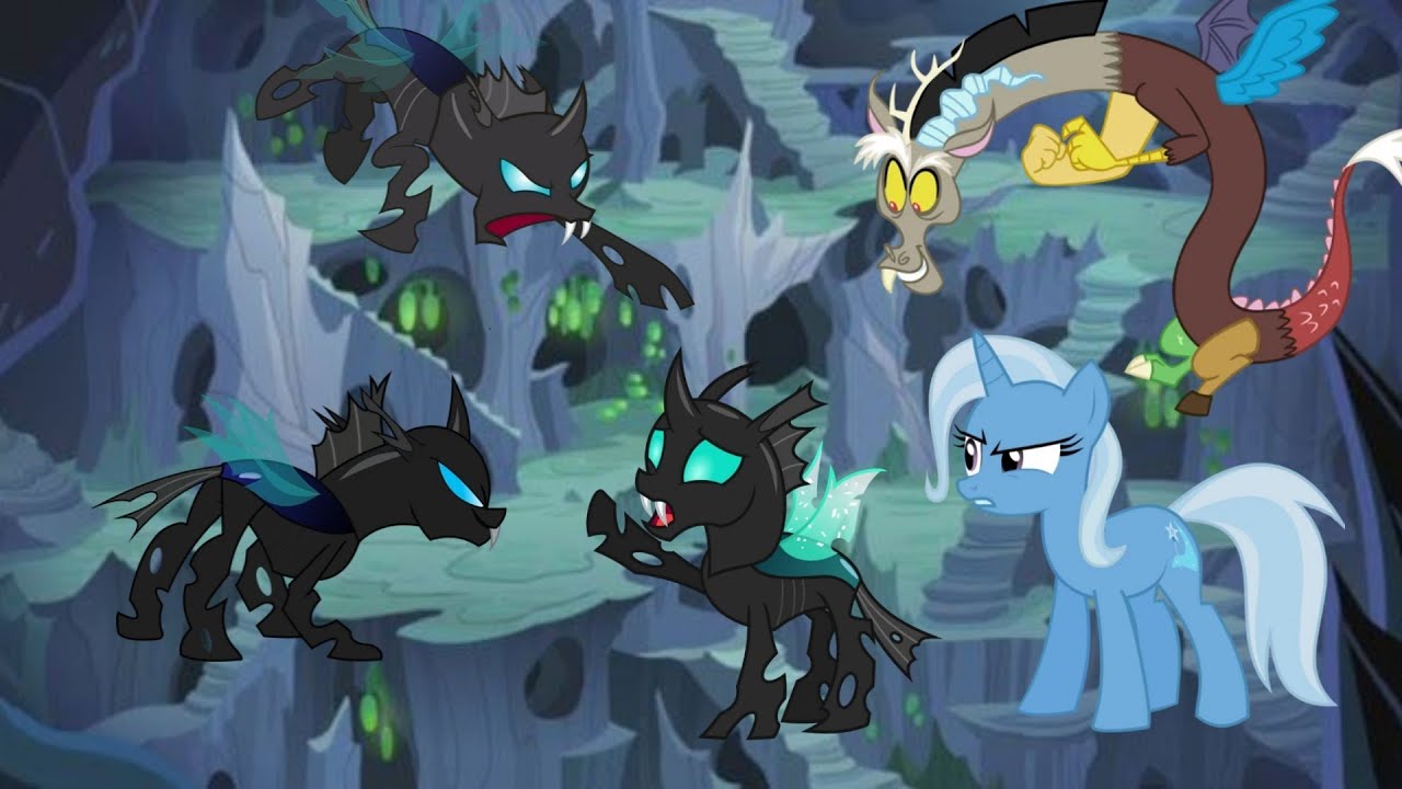 My Little Pony Magic Princess Changeling Kingdom Destroyed - YouTube