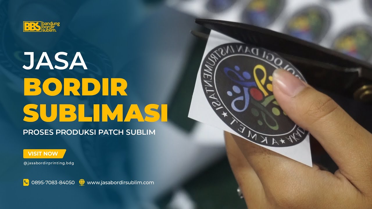 Patch Sublim | perpaduan antara bordir komputer dan printing sublimasi ...
