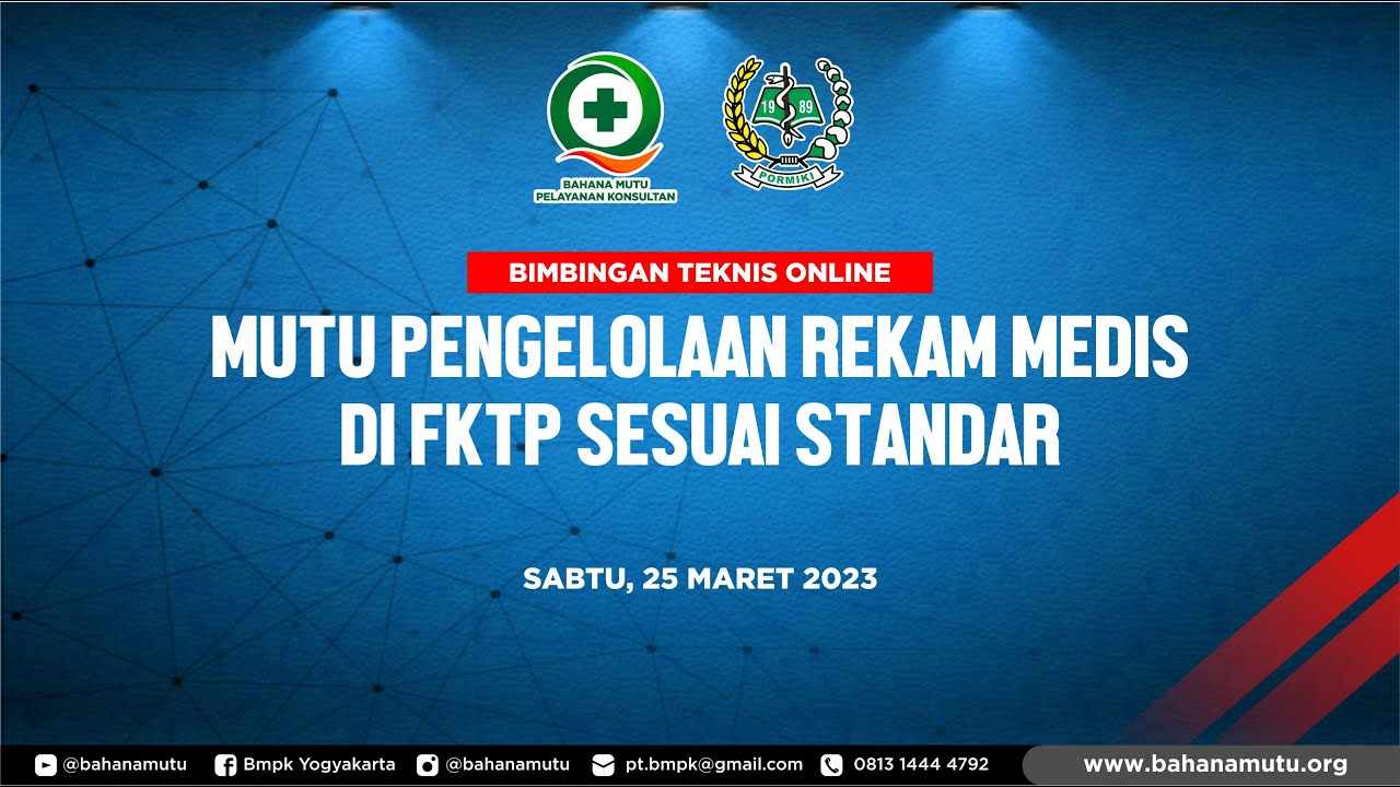 BTO Mutu Pengelolaan Rekam Medis di FKTP sesuai Standar_25/03/23 - YouTube
