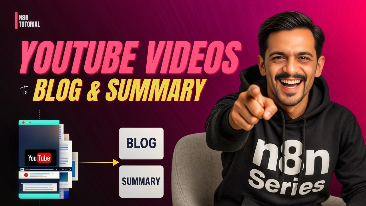 YouTube Video to Blog Post Automation – n8n + Gemini Nodes - YouTube