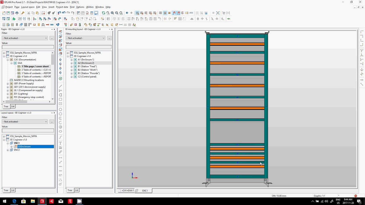 EPLAN Efficient Engineering Industry 4.0 02 Mechanical Installation - YouTube