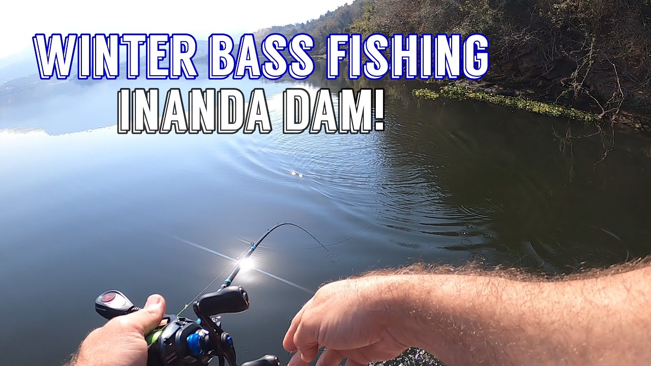 Bass Fishing Inanda Dam in Winter for Stubborn Lethargic Bass - YouTube