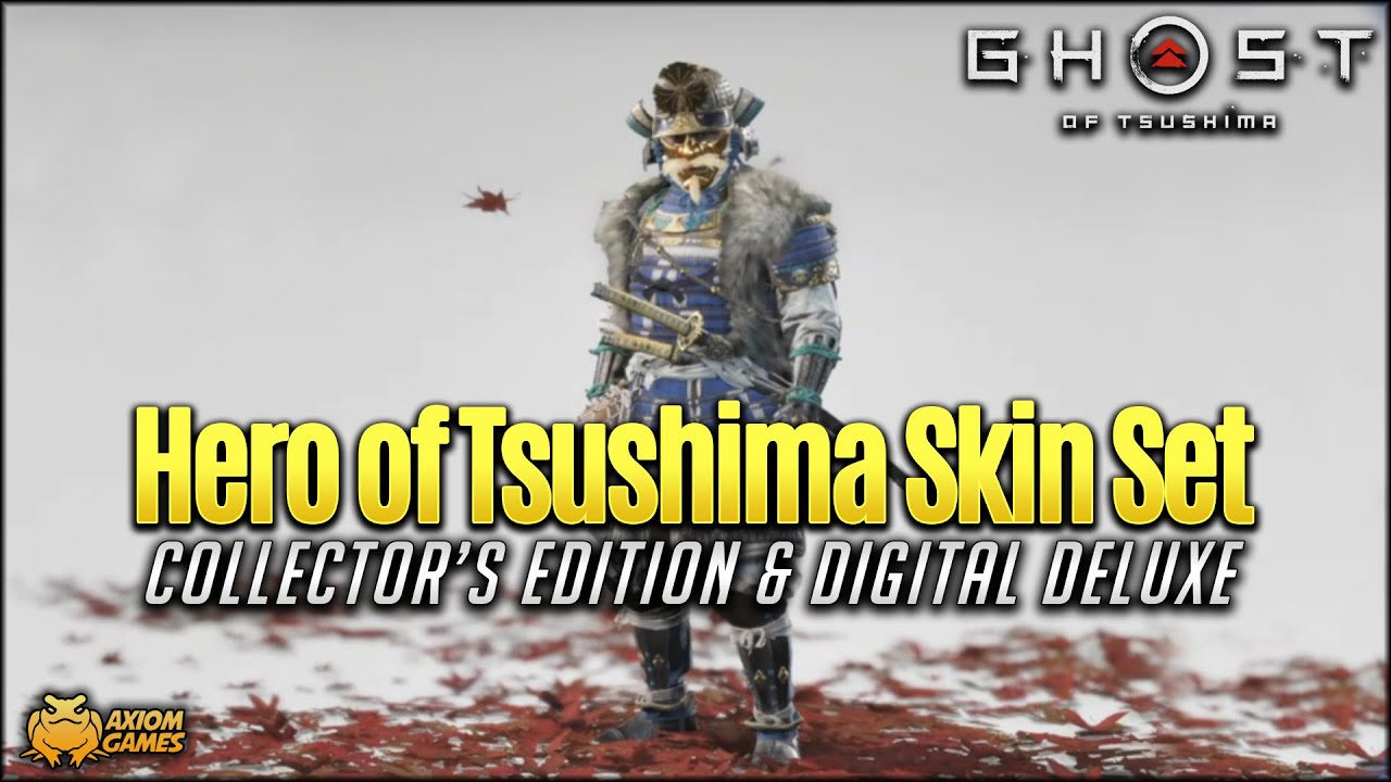 Ghost of Tsushima - Hero of Tsushima Skin Set - YouTube