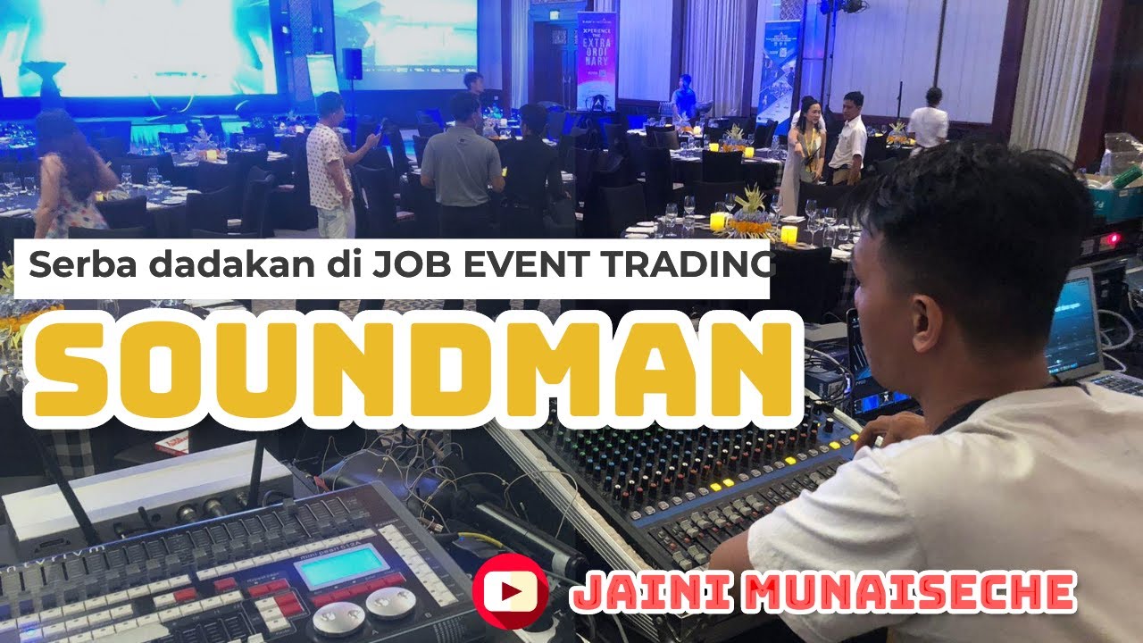 Operator Sound System dengan Peralatan Terbatas | Soundman Bali - YouTube