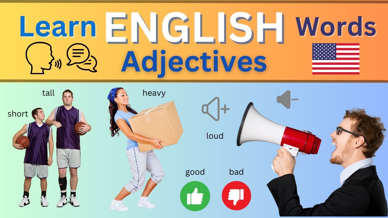 Learn 30 Important English ADJECTIVES | Learn adjective words to ...