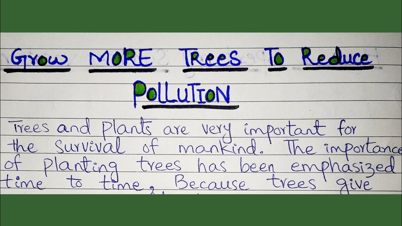 Grow Trees To Reduce Pollution || #growtrees #growplants # ...