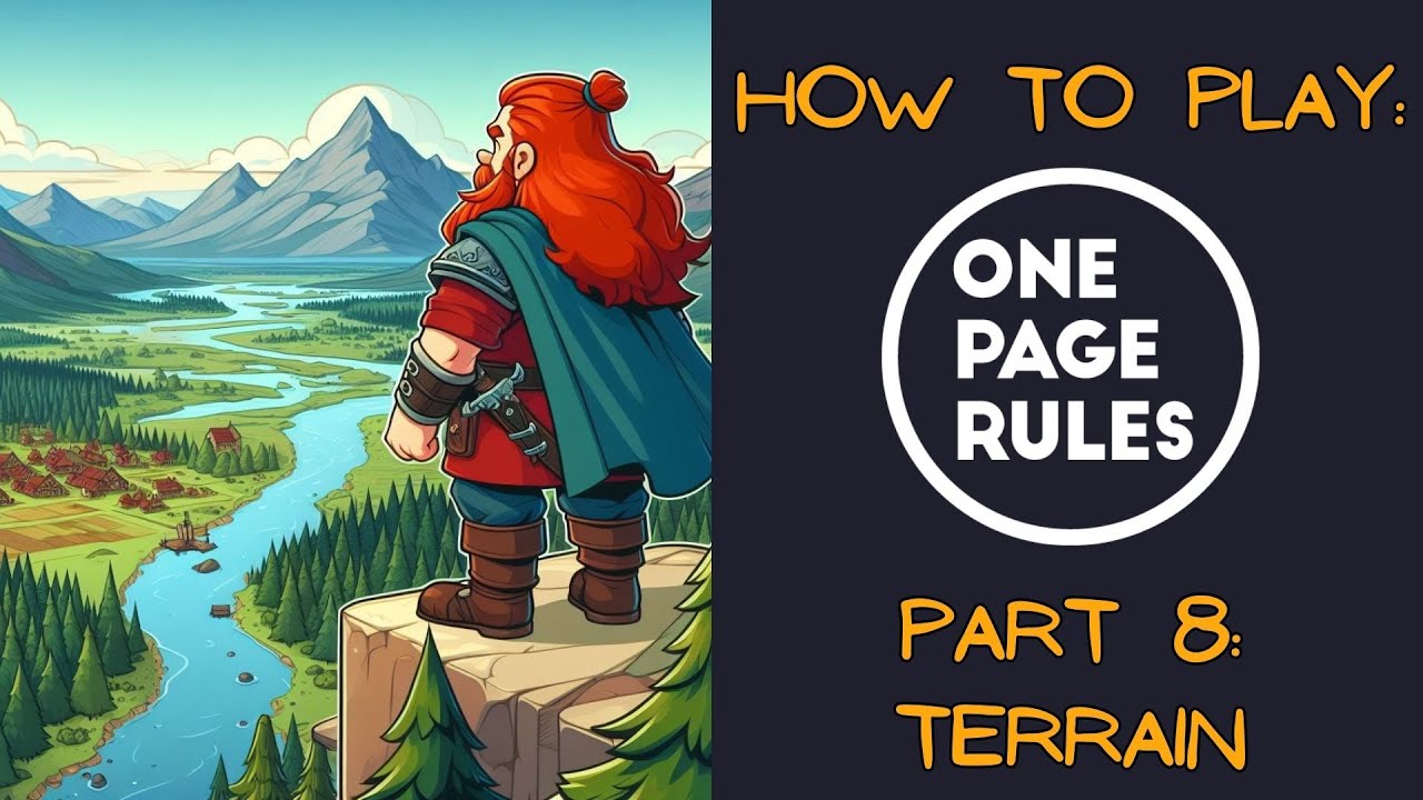 How to play One Page Rules: Part 8 - Terrain - YouTube