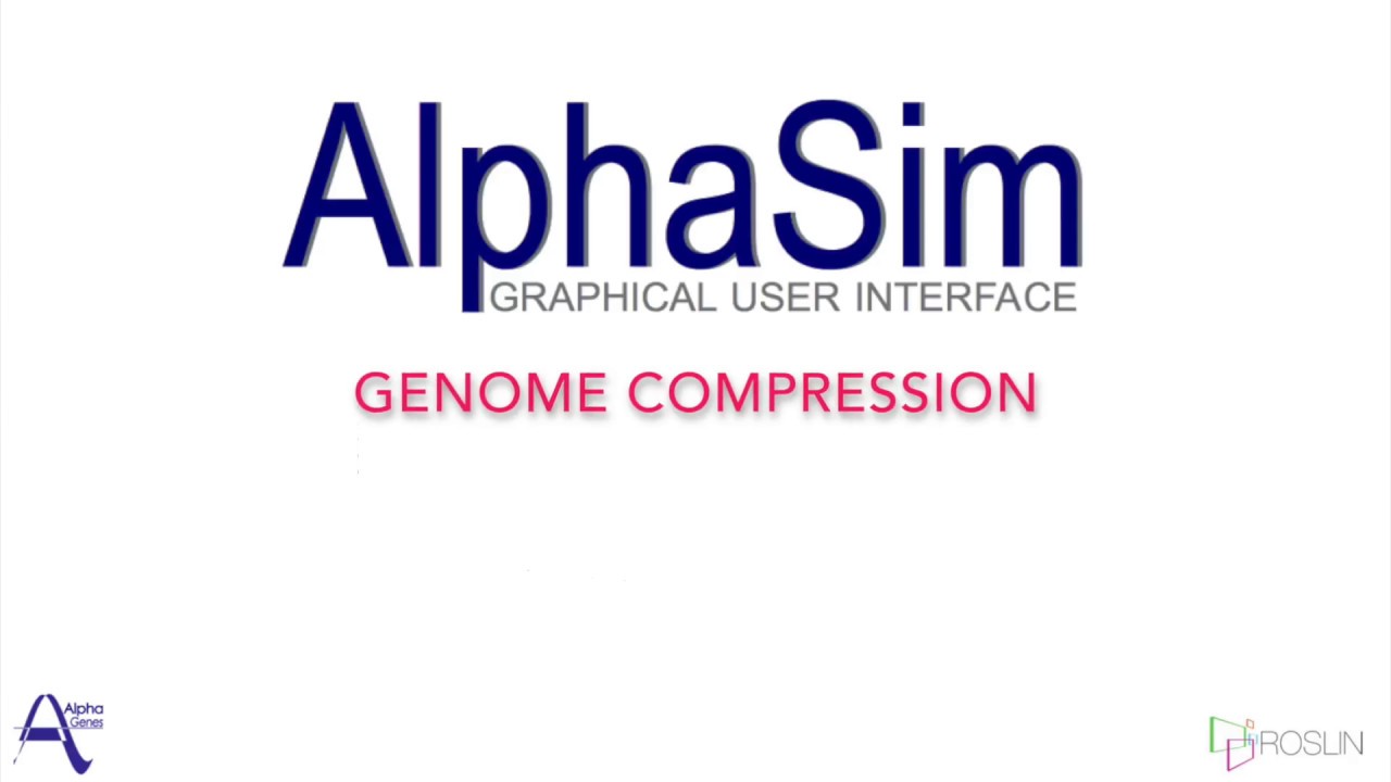 AlphaSim: Genome Compression - YouTube
