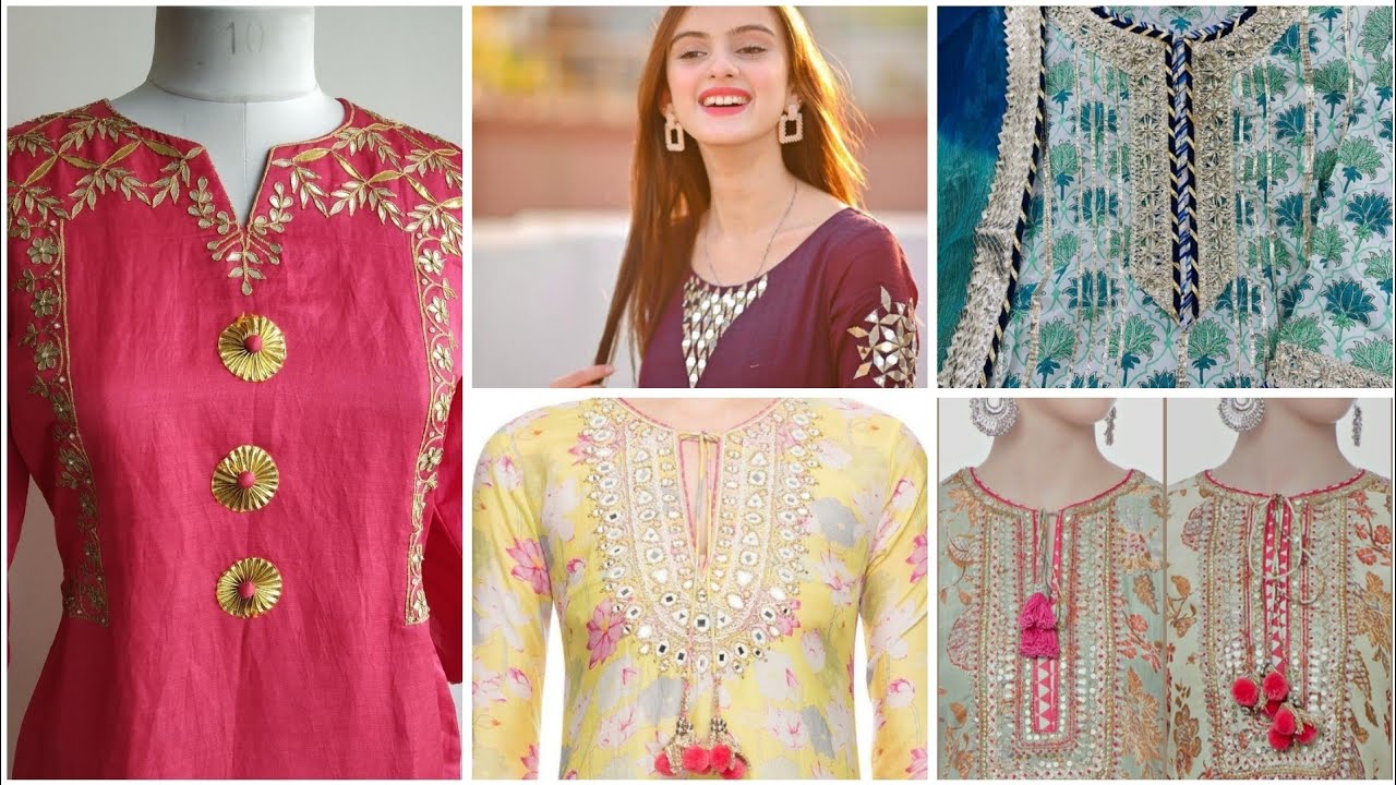 Gotta Patti के साथ बनाएं सबसे खूबसूरत Neck डिज़ाइन | How To Neck Design ...