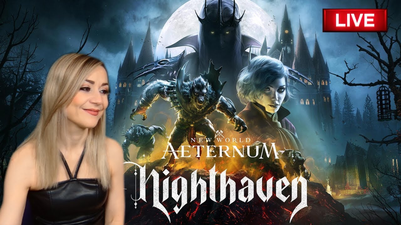 🔴LIVE |.°˖ NEW EXPANSION NIGHTHAVEN NEW WORLD AETERNUM °˖ | ROSABERRY ...