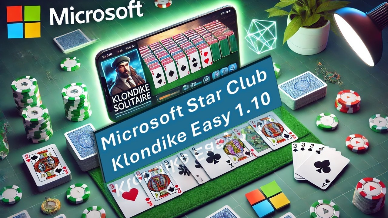 Microsoft Star Club Klondike Easy 1.10 - YouTube