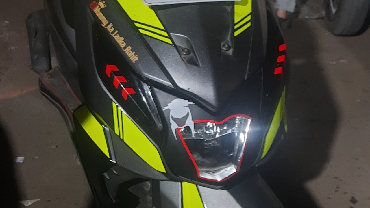 honda dio wrapping stickering - YouTube