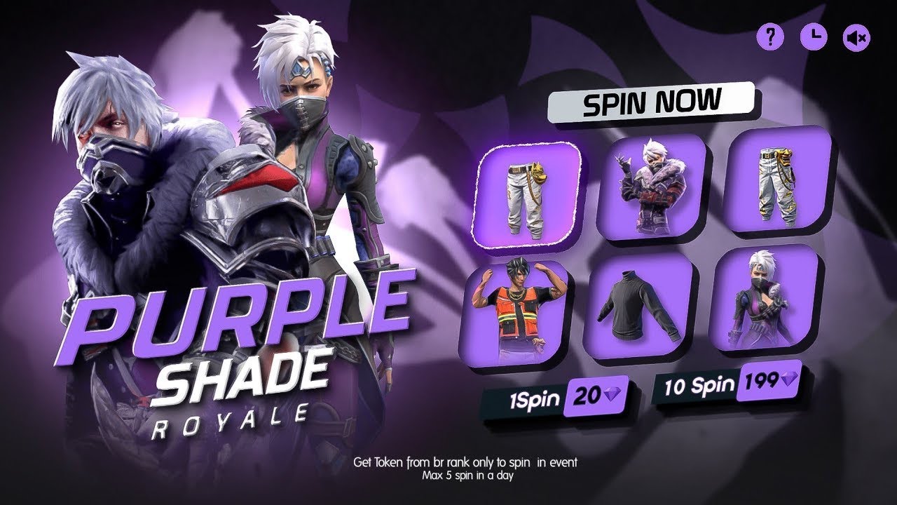 PURPLE SHADE BUNDLE RETURN | ALL OLD INCUBATOR RETURN | FREE FIRE NEW ...