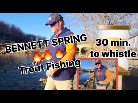🔥🔥Bennett Spring Catch & Release Winter Trout Fishing, You Can Do This ...