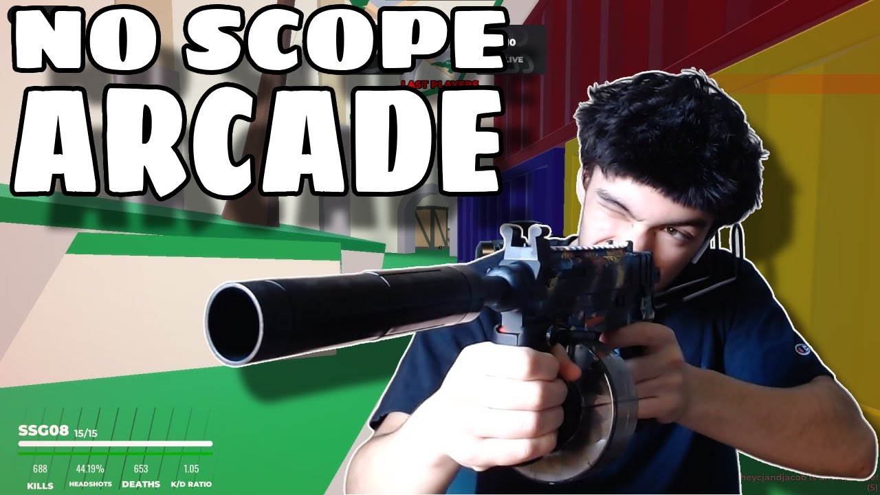 becoming roblox's NO SCOPE GOD (No-Scope Arcade) - YouTube