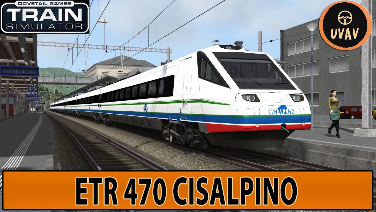 RAILWORKS - TRAIN SIMULATOR CLASSIC - ETR 470 CISALPINO ( K TRAINS ...