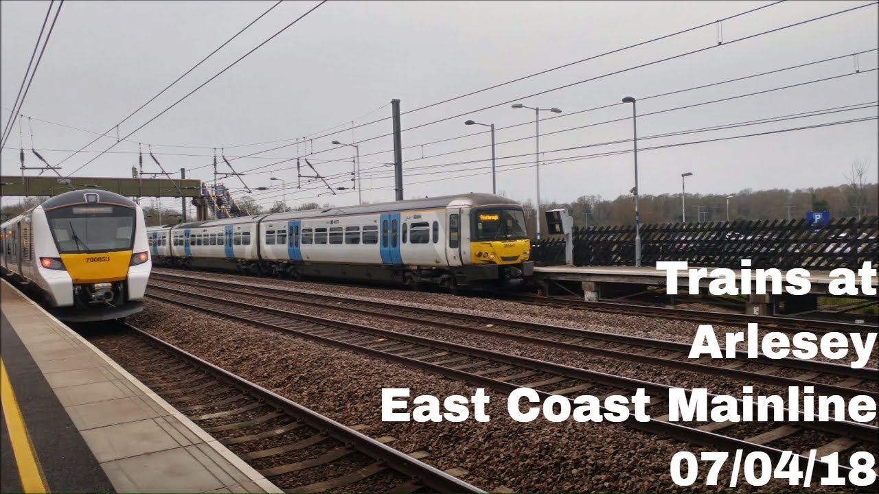 Trains at Arlesey, ECML | 07/04/18 - YouTube
