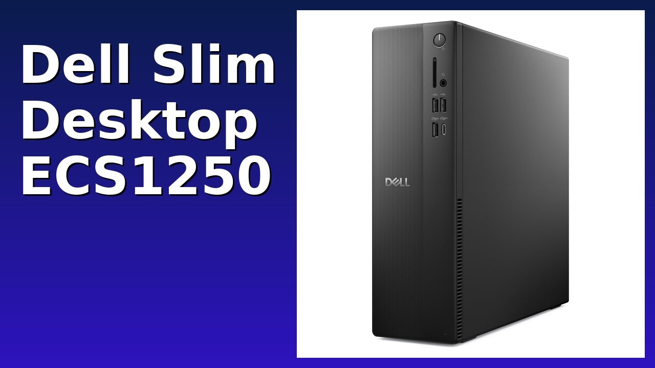 REVIEW (2026): Dell Slim Desktop ECS1250. Features. - YouTube