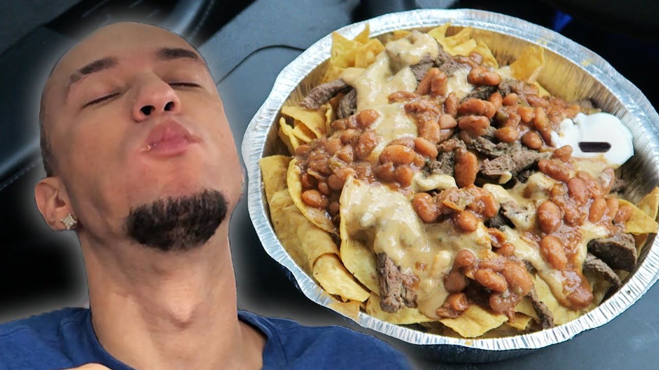 Cafe Rio Carne Asada Queso Nachos Food Review - YouTube