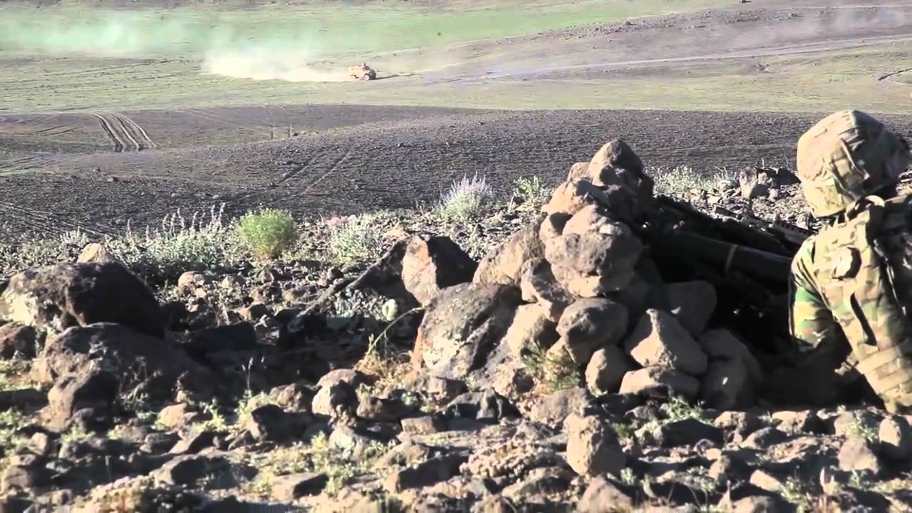 Soldiers Watch Over Ground Units From Sentry Position In Ghazni ...