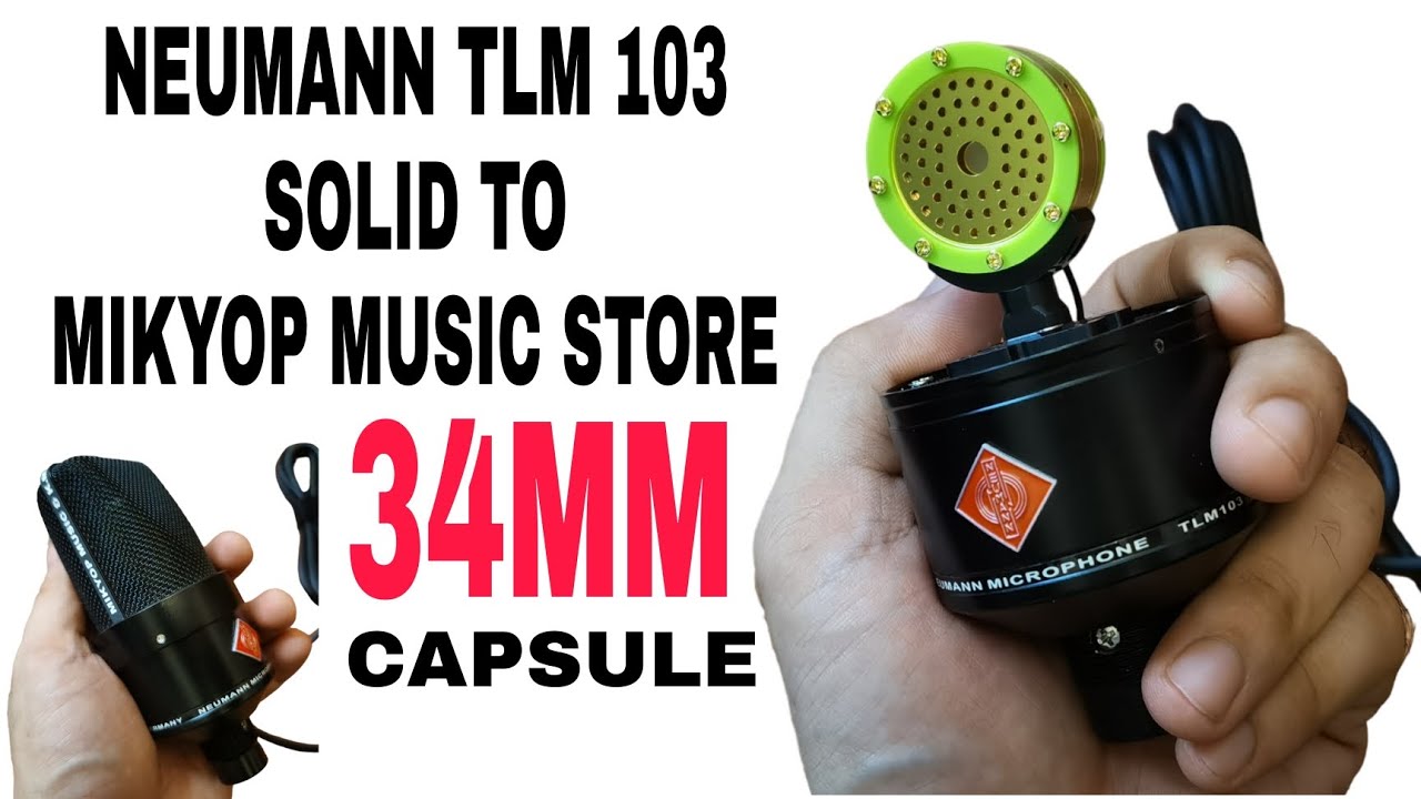 Neumann TLM 103 34mm Na Capsule Solid To #condensermicrophone - YouTube