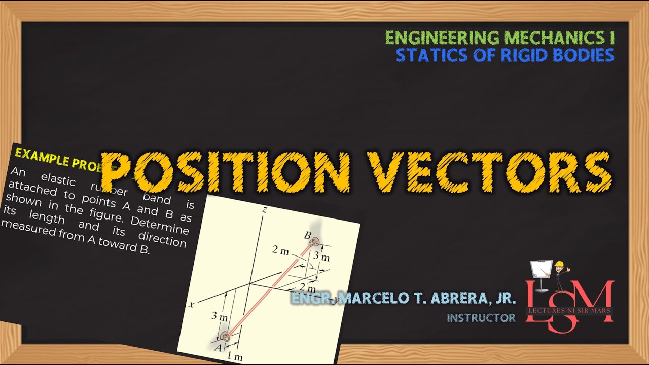 8 Position Vectors | Statics of Rigid Bodies - YouTube