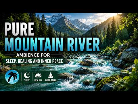 Uyku, Şifa ve İç Huzur İçin Saf Dağ Nehri Ambiyansı