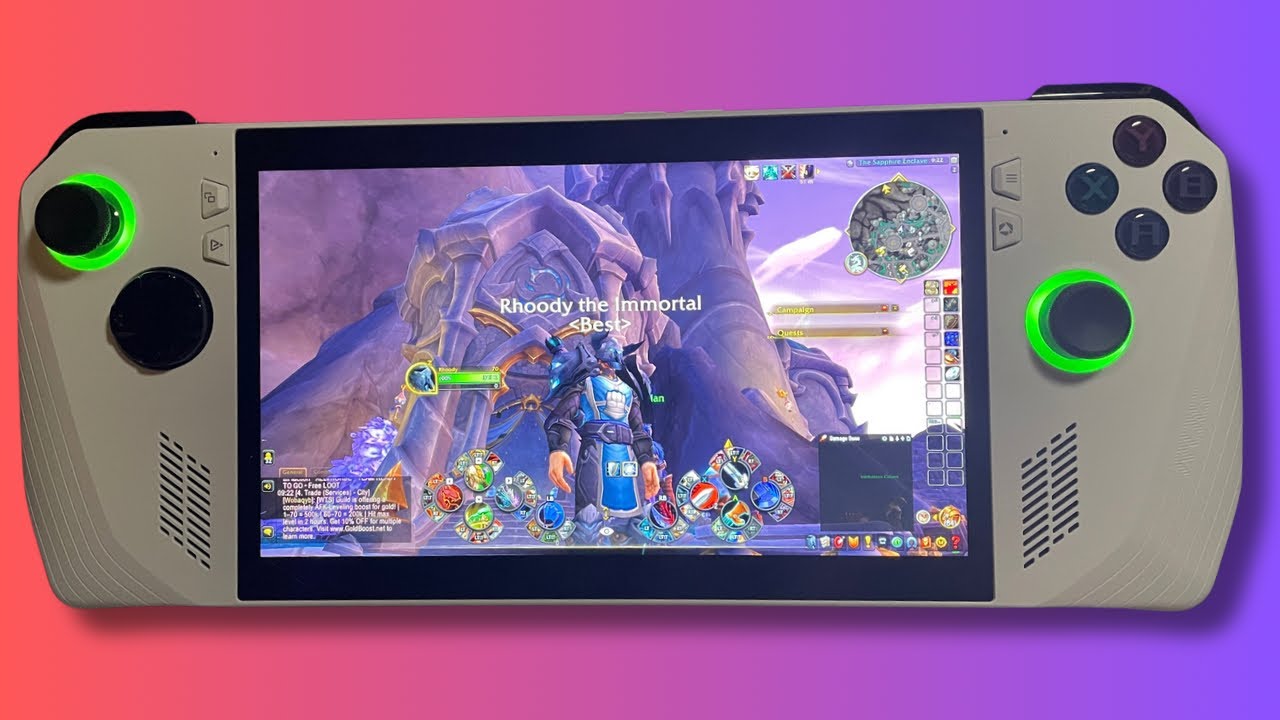 Asus ROG ALLY - World of Warcraft WARRIOR LIVE RAIDING RF #WOW #ROGALLY ...