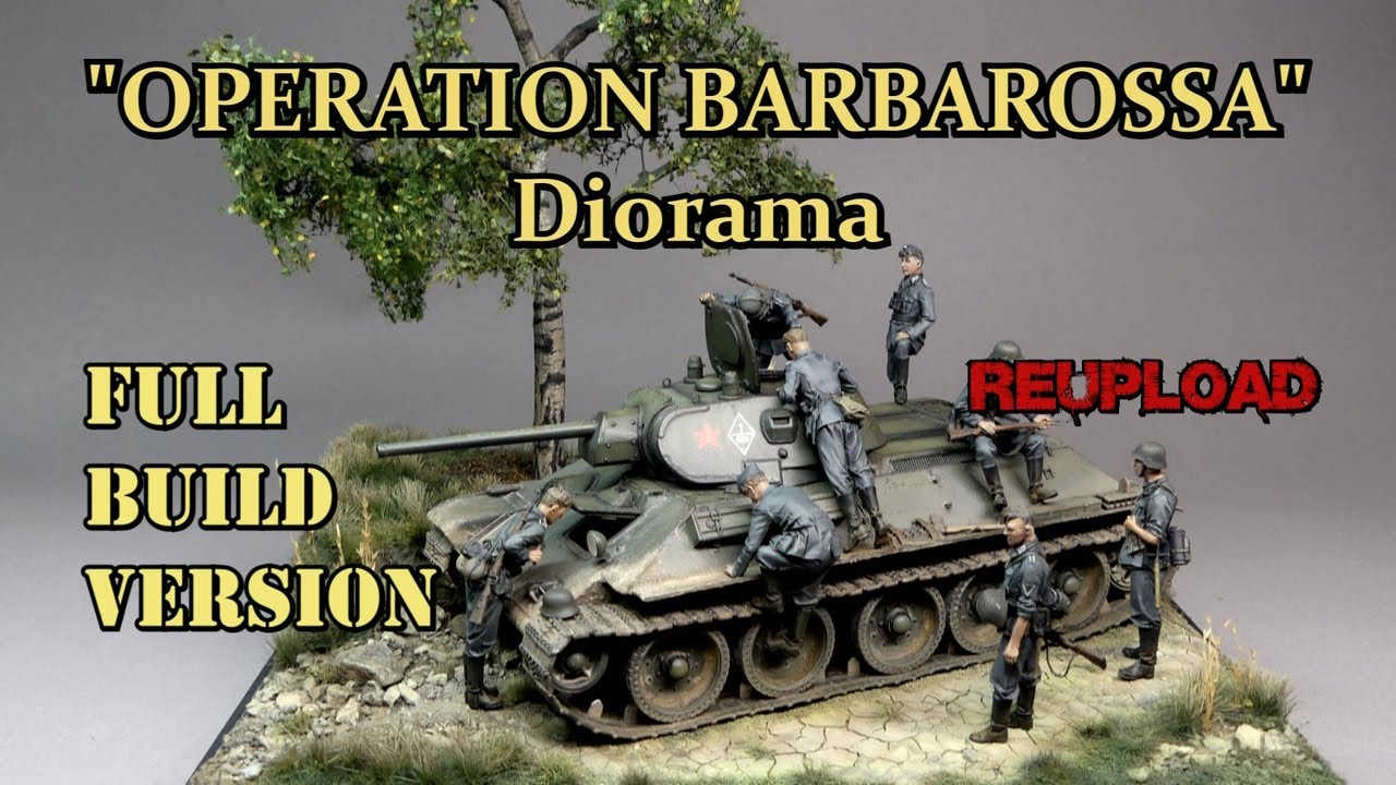 Operation Barbarossa - Iconic encounter on 1/35 Scale diorama - Full ...