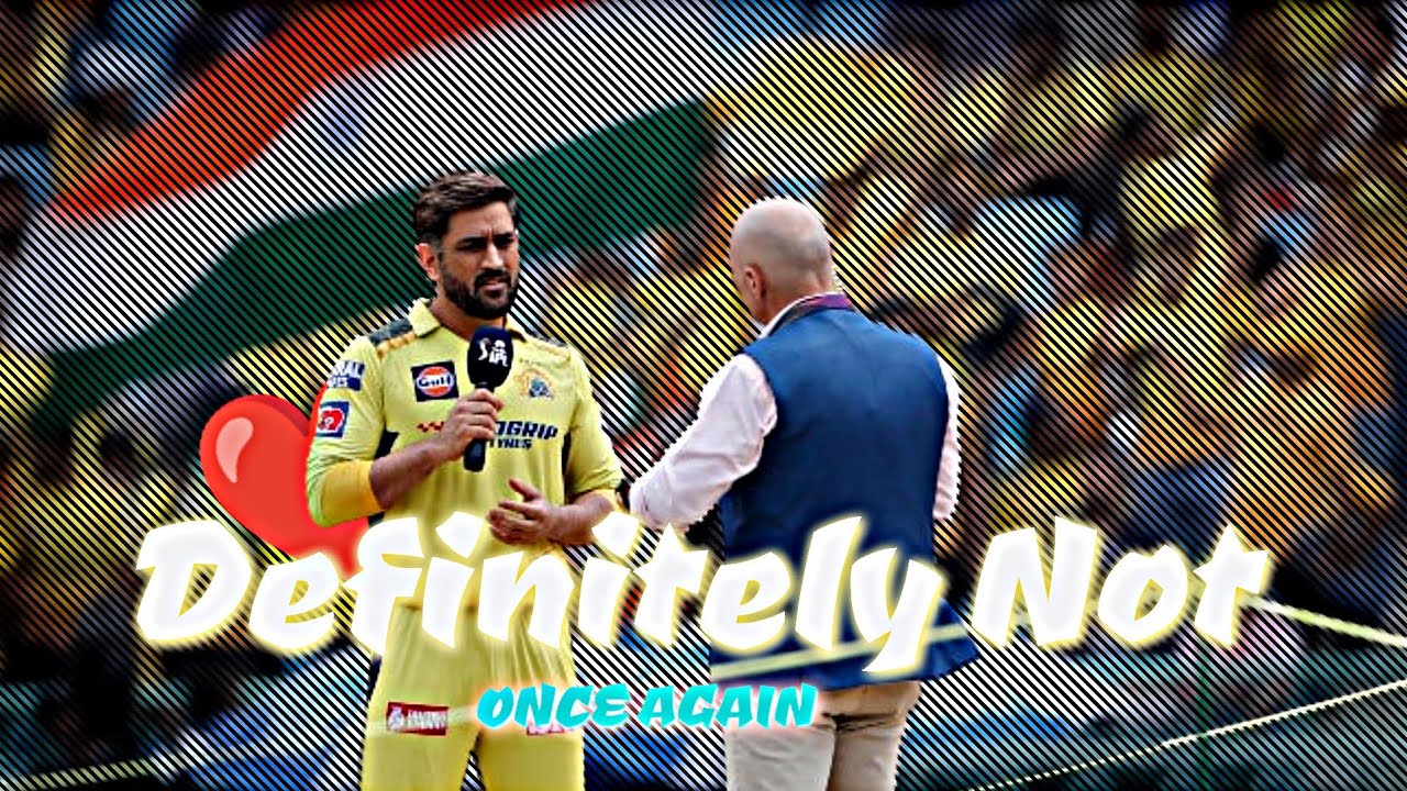 ️Definitely Not🥳 • MS Dhoni Whatsapp Status • MS Dhoni Status #msdhoni ...
