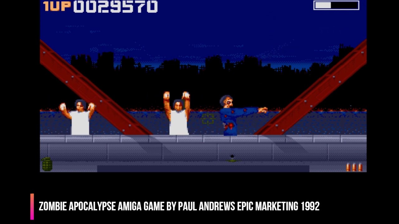 Zombie Apocalypse Amiga Game by Paul Andrews Epic Marketing 1992 - YouTube