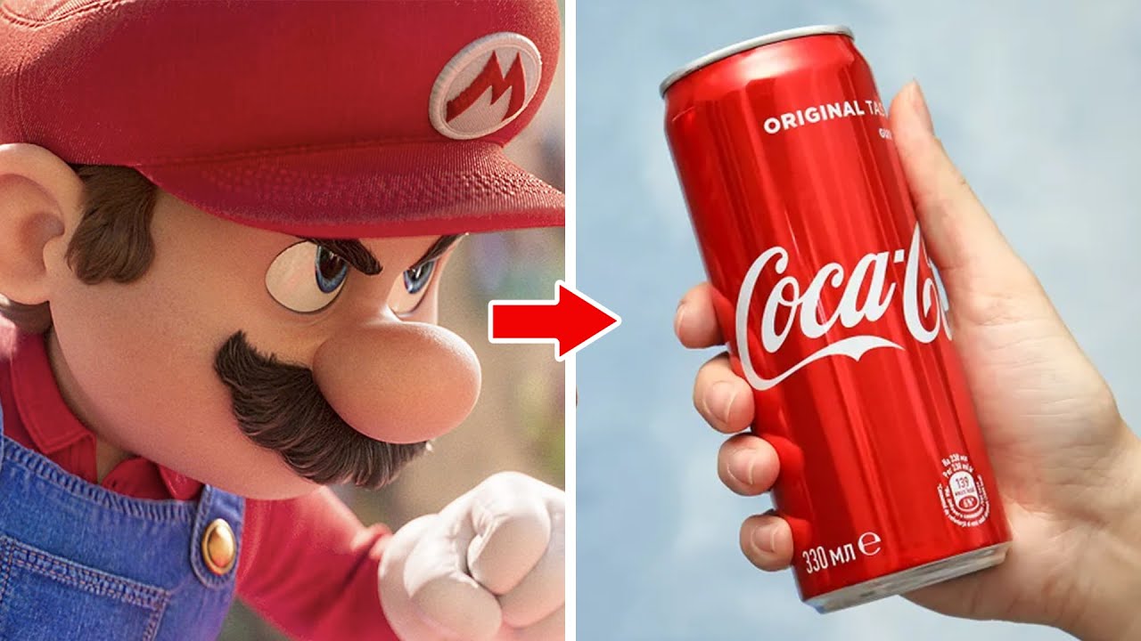 Super Mario Bros. Movie characters and their favorite DRINKS! - YouTube