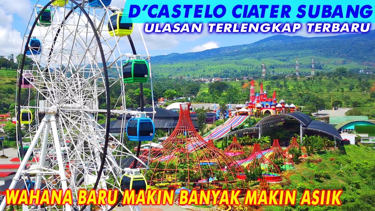D'Castello Ciater Subang Terbaru || Review Lengkap Semua Wahana ...