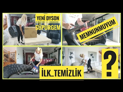 YENİ DYSON KABLOLU SÜPÜRGEM VE İLK TEMİZLİK VLOG‼️ (DYSON CİNETİC BİG BALL)