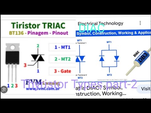Thyristor part-2 Triac and DIAC working #omelectronicsmbd - YouTube
