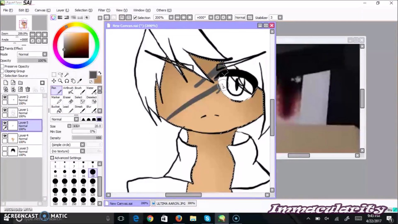 {SpeedPaint} Ultima Aaron - YouTube