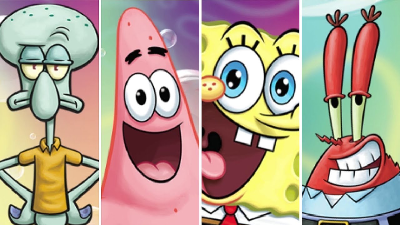 SpongeBob SquarePants: Plankton's Robotic Revenge - All Characters ...