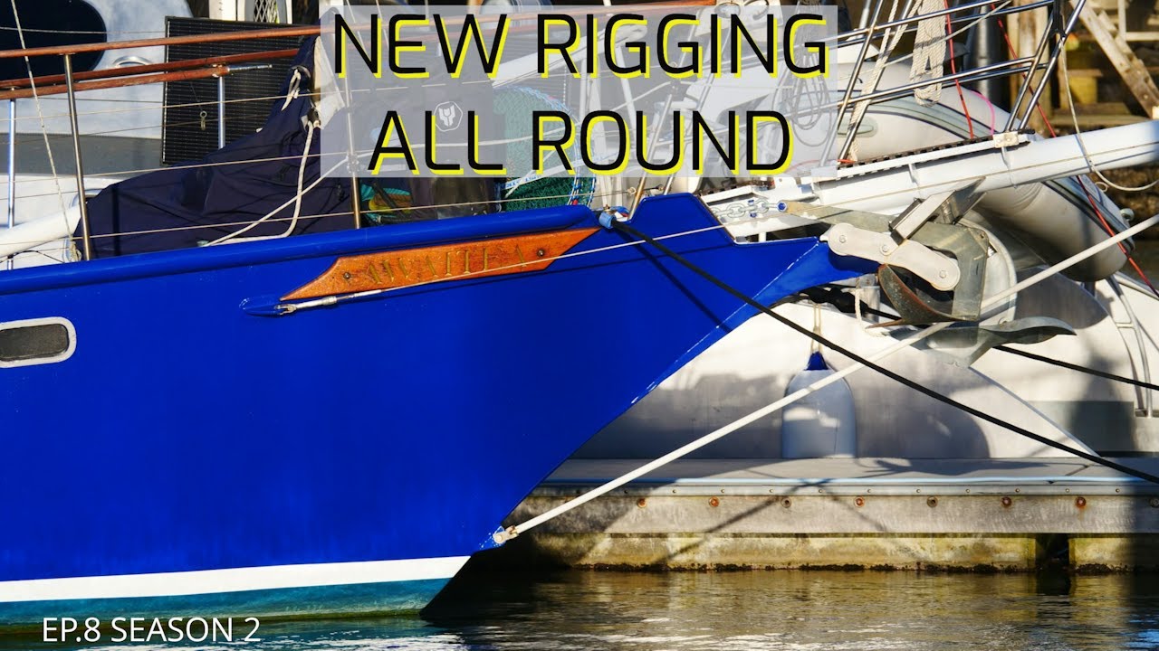 EP. 8 season 2 SV Awaitea gets new rigging all around after back stay broke #travelvlog #4k ...