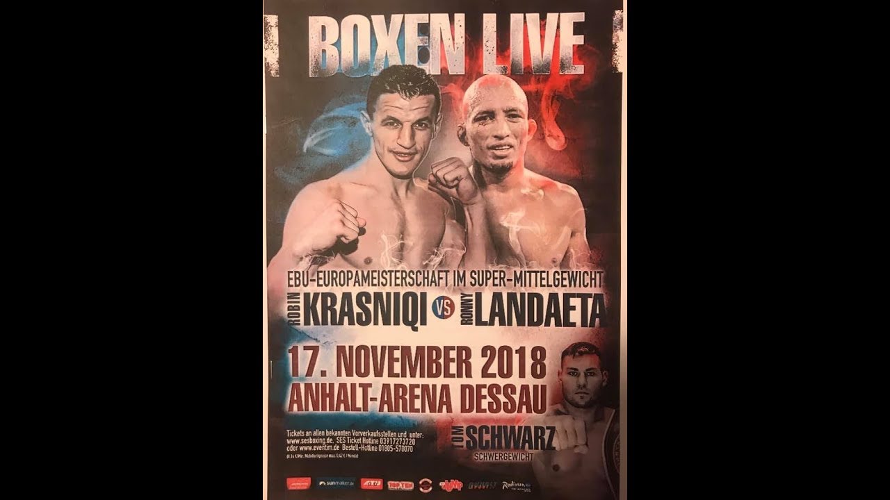 Ronny Landaeta Presentación Campeonato de Europa EBU Boxing - YouTube