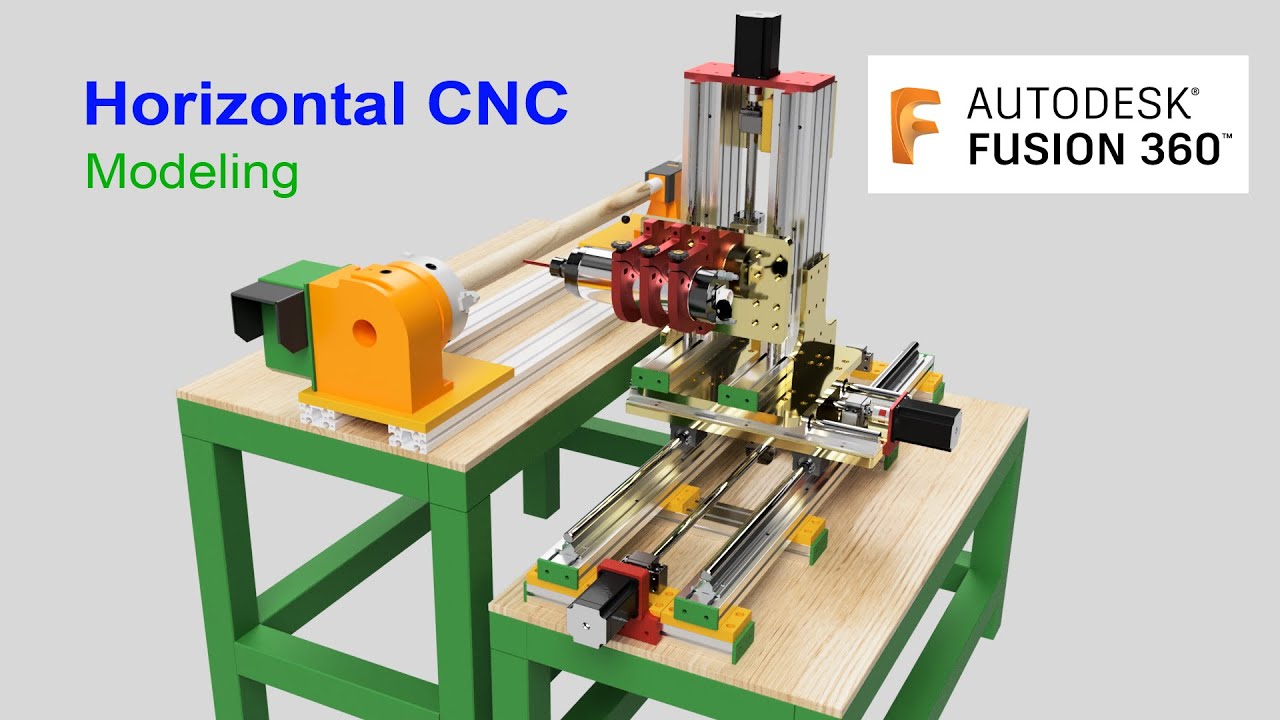 Vertical CNC modeling - YouTube