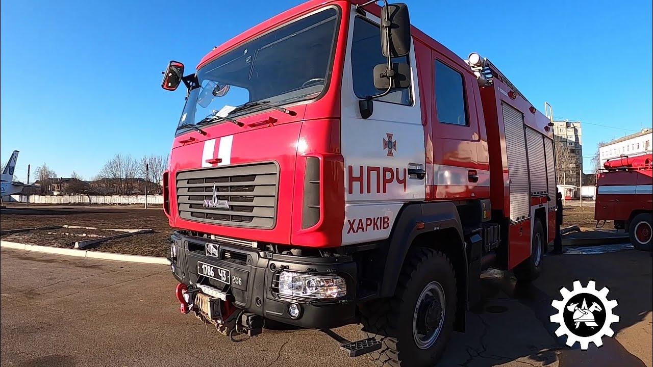 МАЗ АЦ 4 - 60 (5309) 505М / Забір води з несправним вакуумом - YouTube