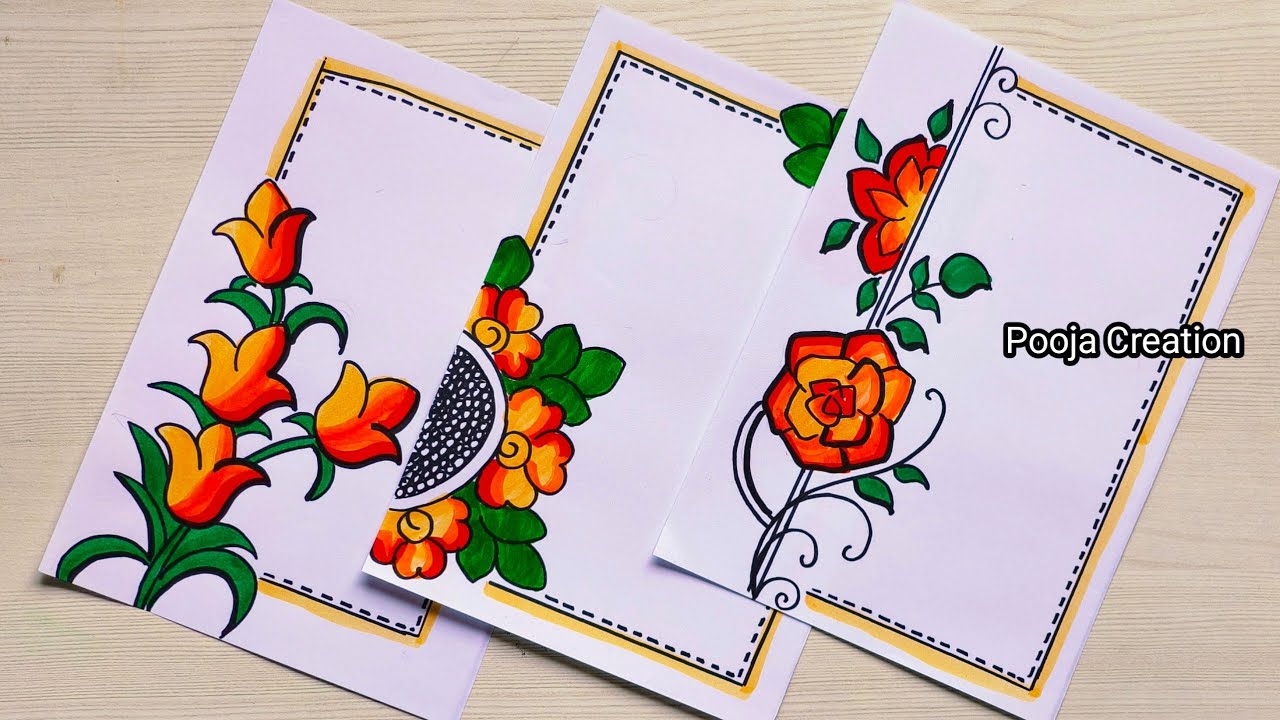 Side Border designs|Project work designs|Border design|Assignment front ...