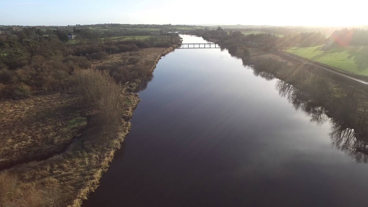Drone over River Slaney - YouTube