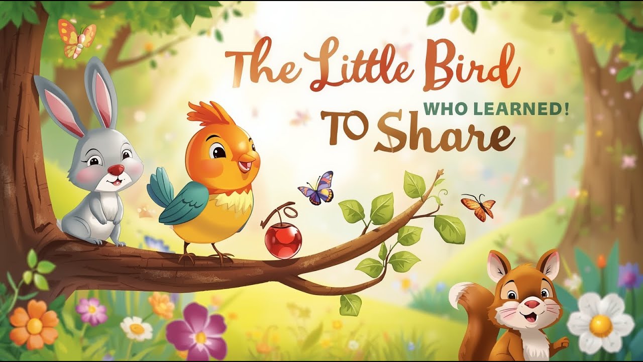 The Little Bird Who Learned to Share 🐦 | Fun Kids Story with Life ...