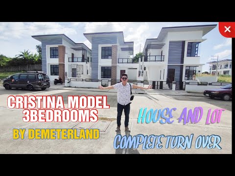 #HOUSE TOUR. CRISTINA MODEL 3BEDROOMS BY DEMETERLAND PROJECT. LOCATED ...