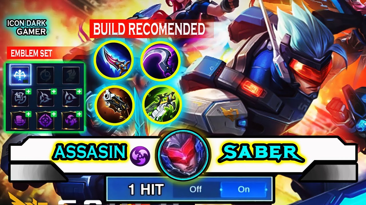 #SABER HYPER DAMAGE SOLO GAMEPLAY - MLBB - YouTube