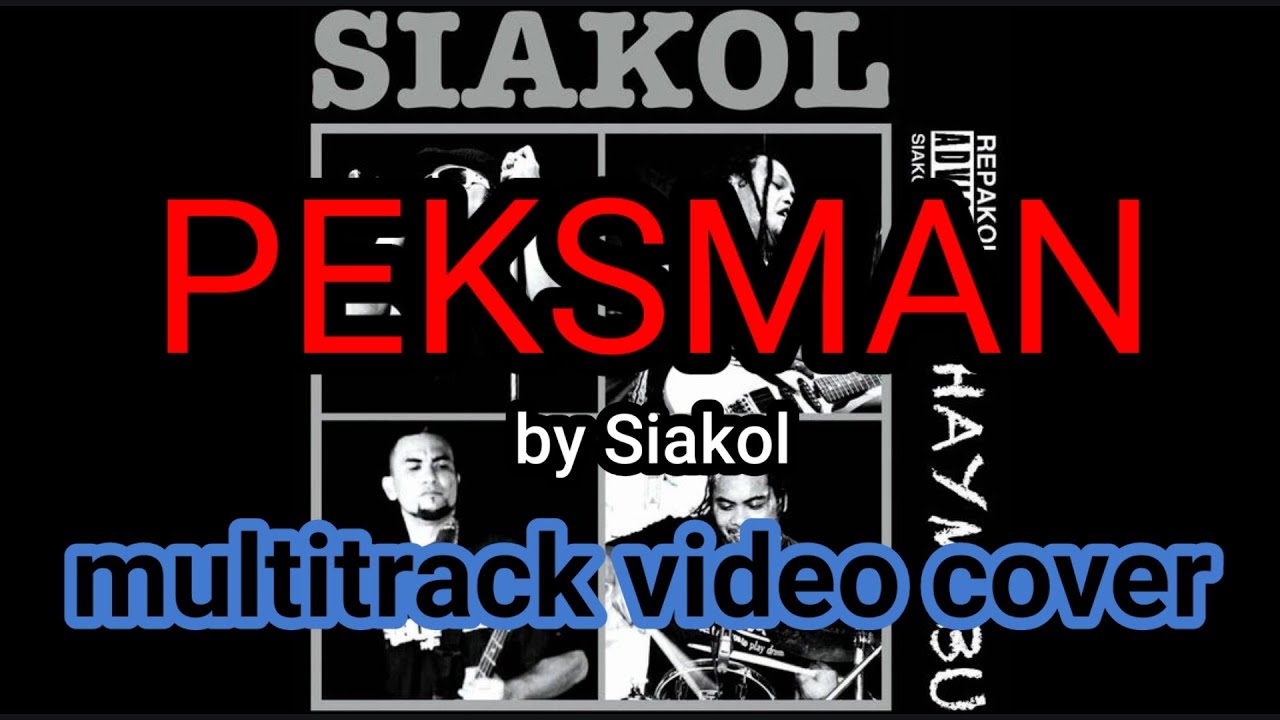 Peksman - Siakol (cover) with backing drum track - YouTube