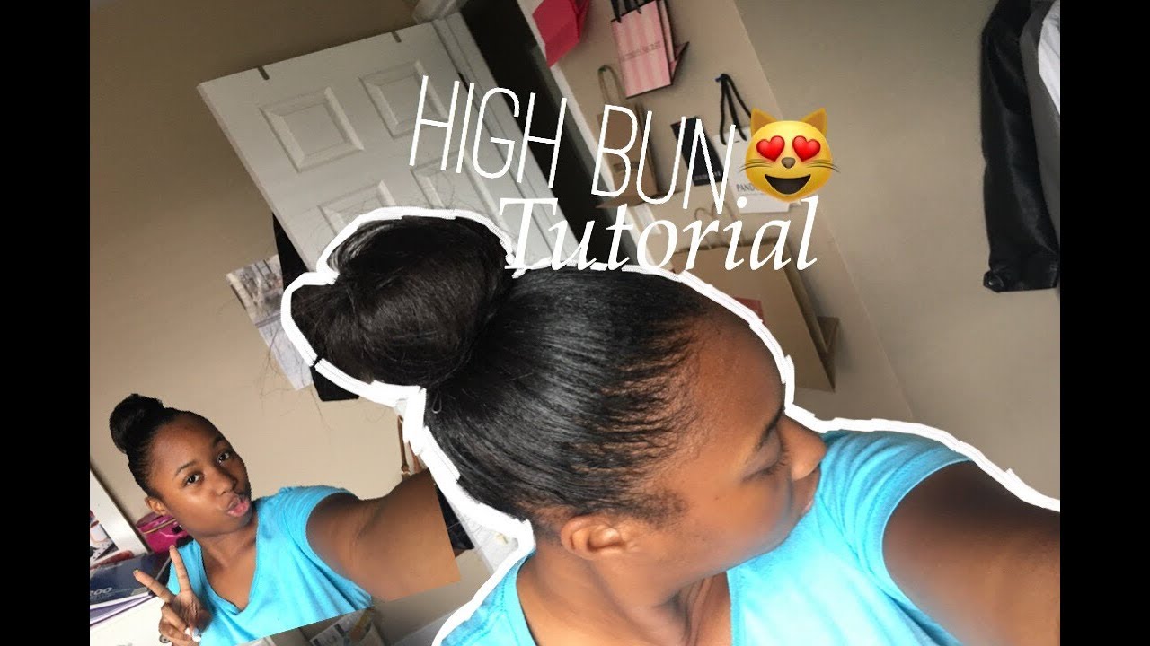 High Bun Tutorial Brianna Celeste💖💆🏽‍♀️ Youtube 6485