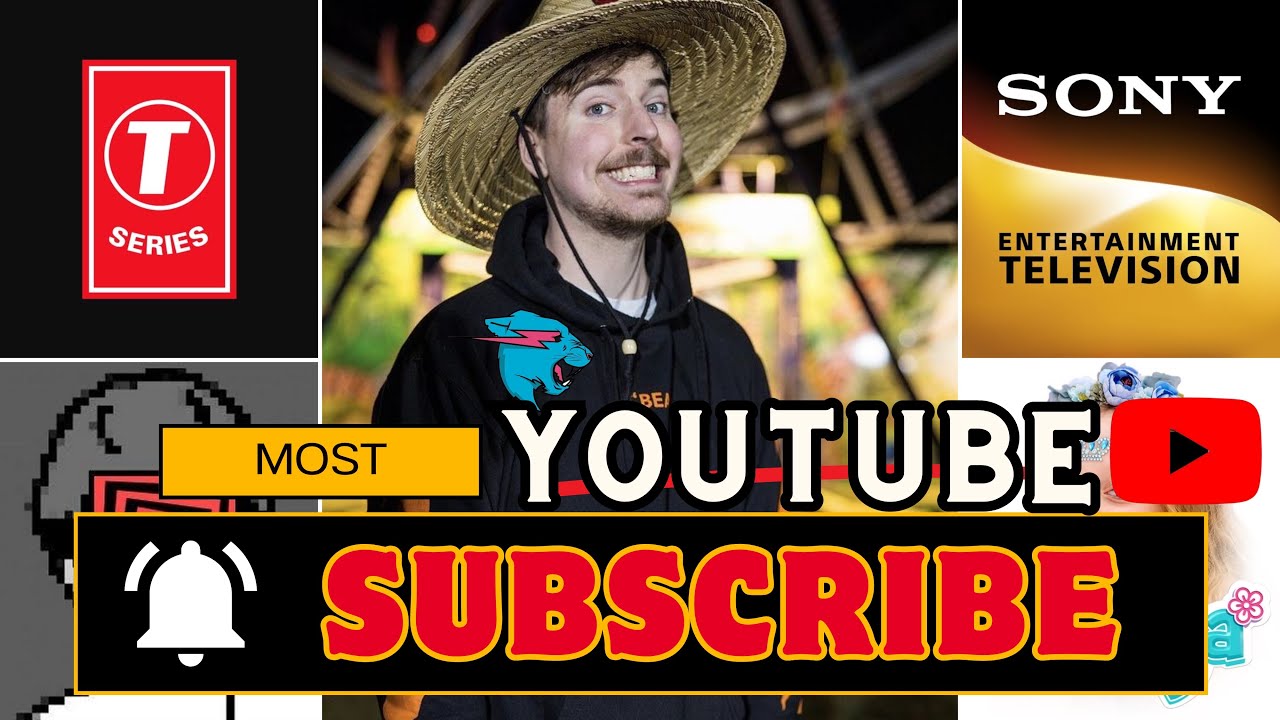 Top 20 YOUTUBE SUBSCRIBED Channels | Comparison 2024 #youtube - YouTube